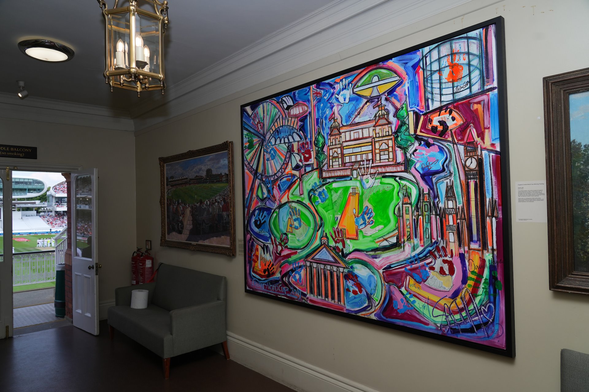 Original Sacha Jafri artwork displayed at Lord’s | Lord's