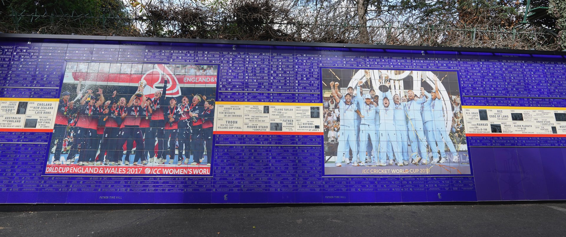 Lord’s Father Time Wall showcases 100 greatest milestones | Lord's