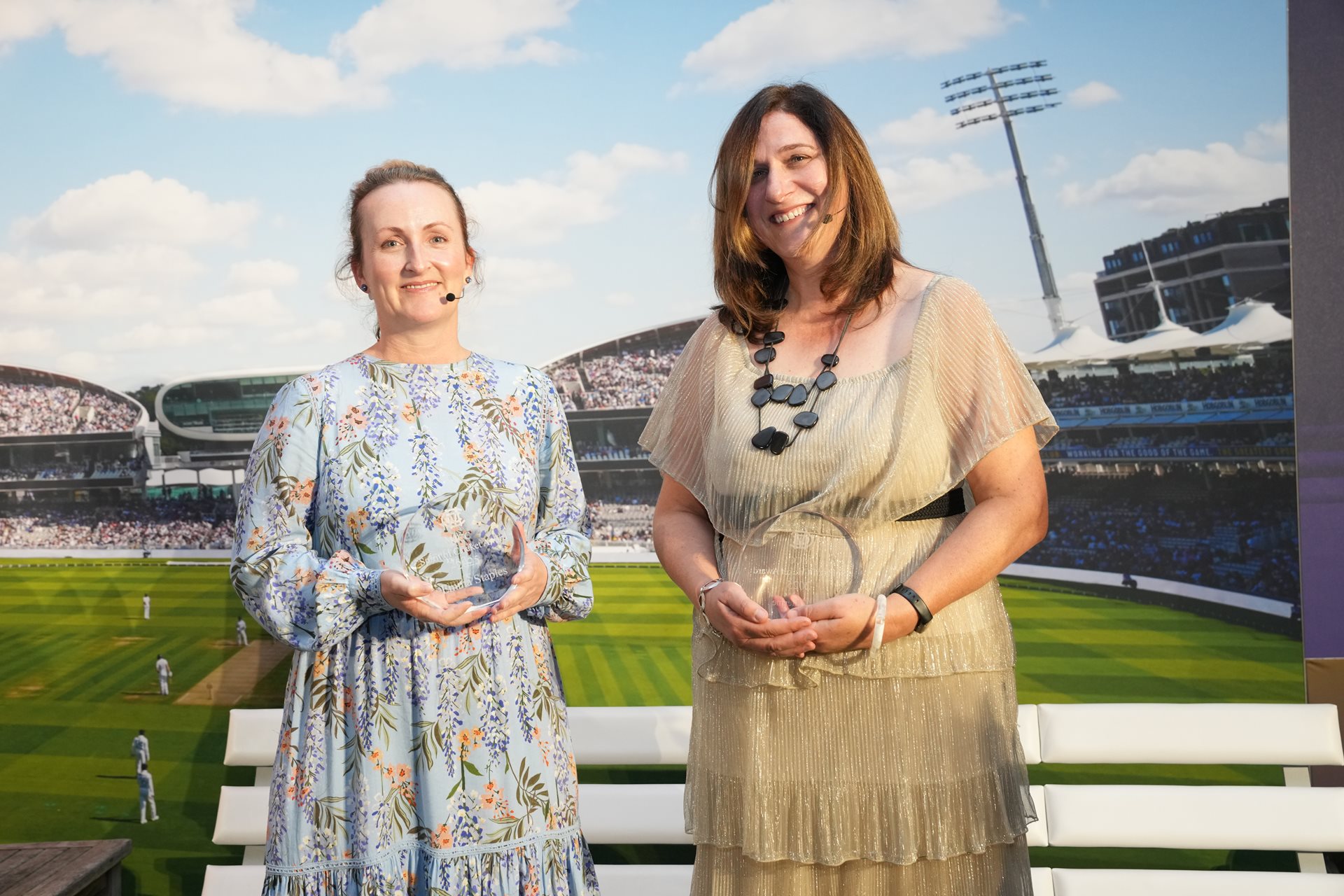 Mel Jones, Dr Catherine Ordway and Emma Staples receive the MCC Spirit ...