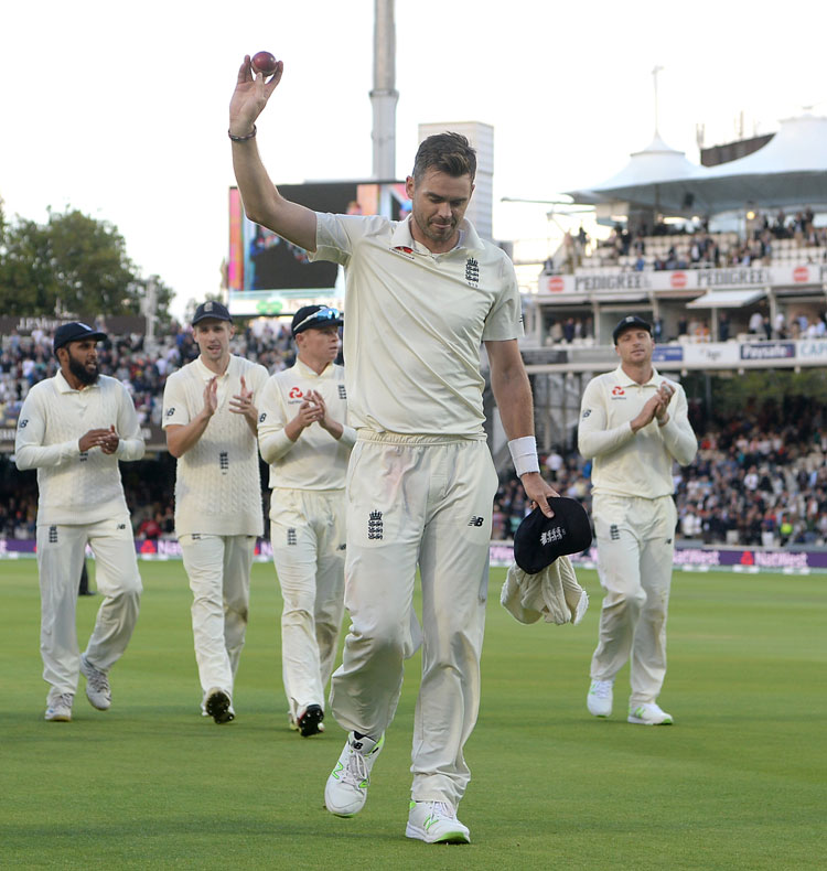 J.M. Anderson 5-20 v India - Honours Boards | Lord's